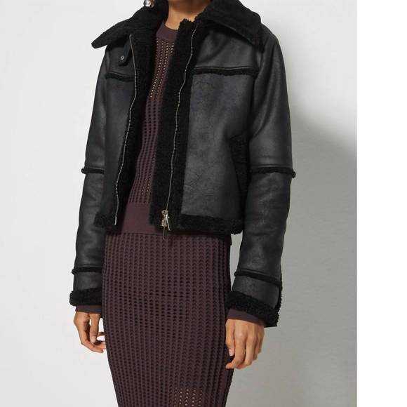 Jonathan Simkhai | Jackets & Coats | Nwt Jonathan Simkhai Akira Sherpa ...